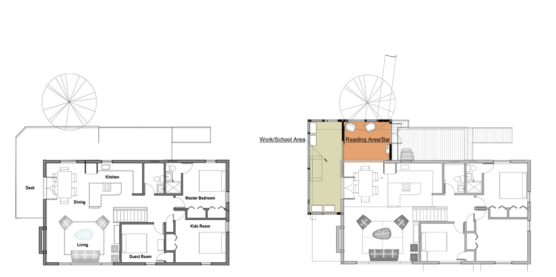 Home Office Addition – TRZ Design